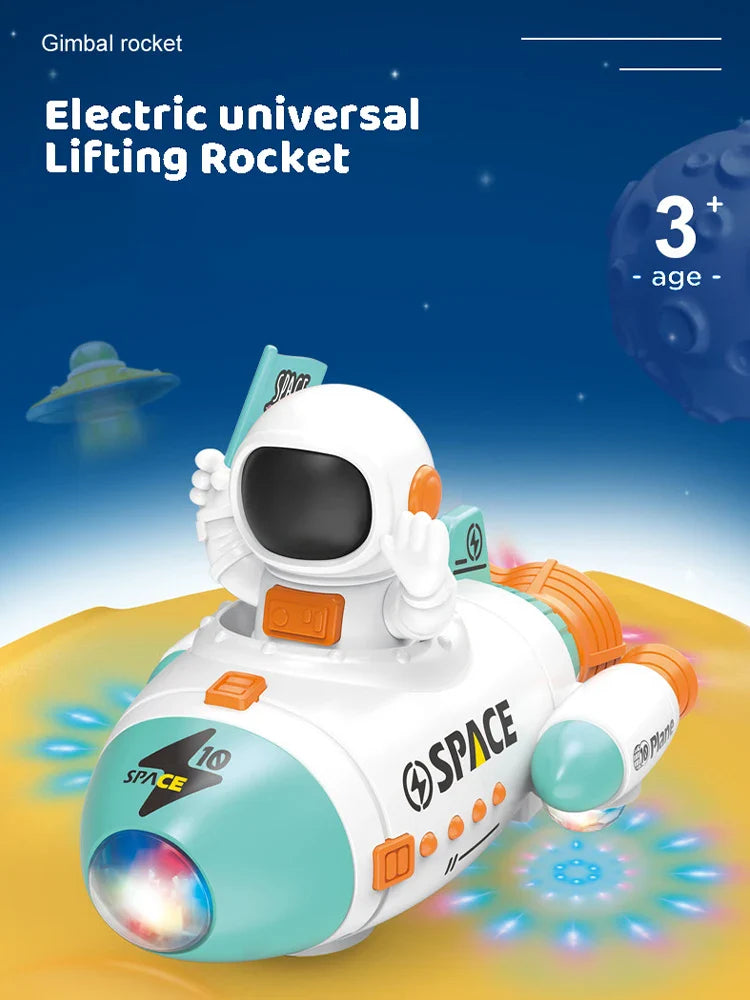 360 Rotation Space Rocket Robot – Topifye