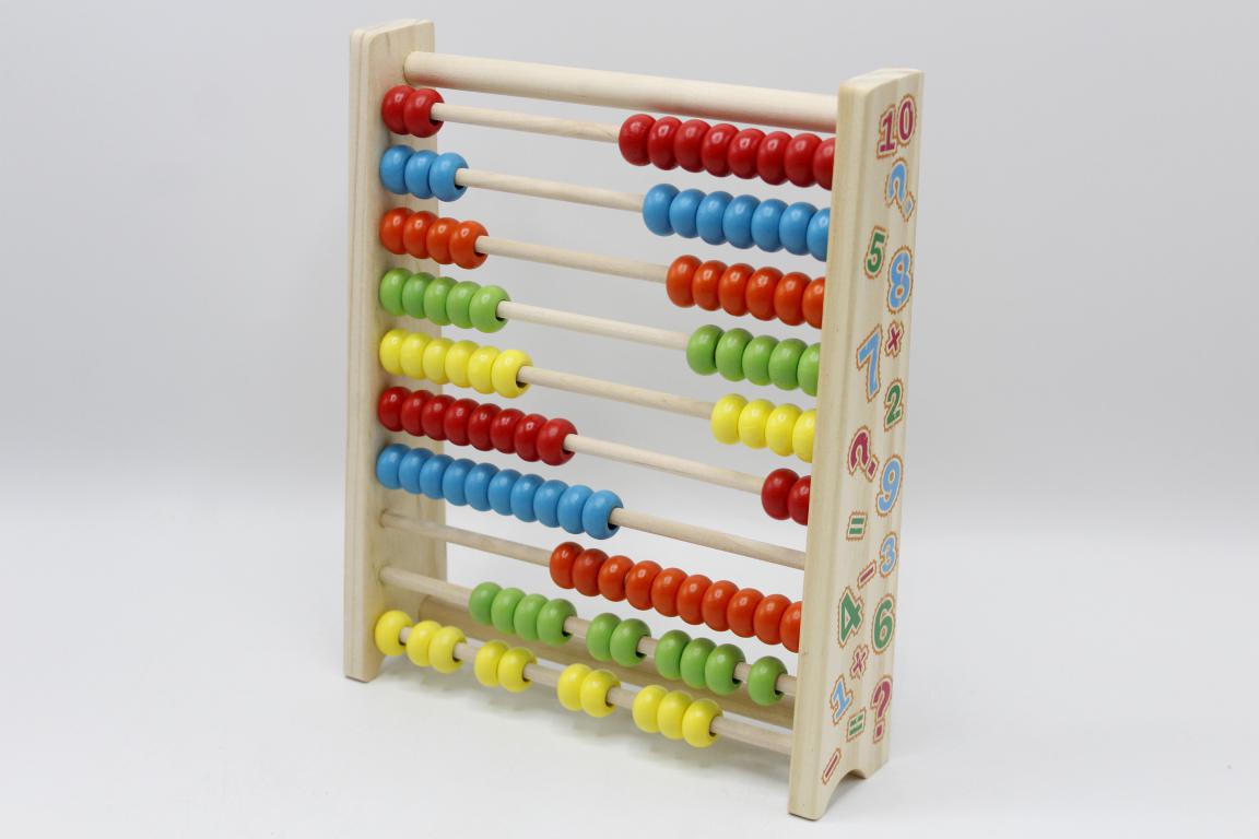 Wooden Abacus 10 Row Calculating Frames 🧮 – Topifye