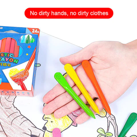Plastic Crayons – set of 12 – Topifye